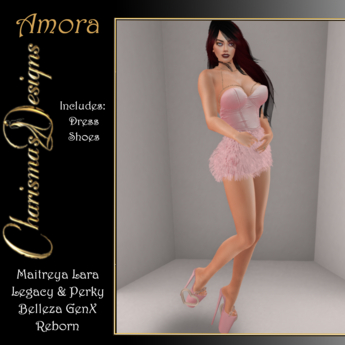 Second Life Marketplace - Charisma's Designs Amora Pink (add)